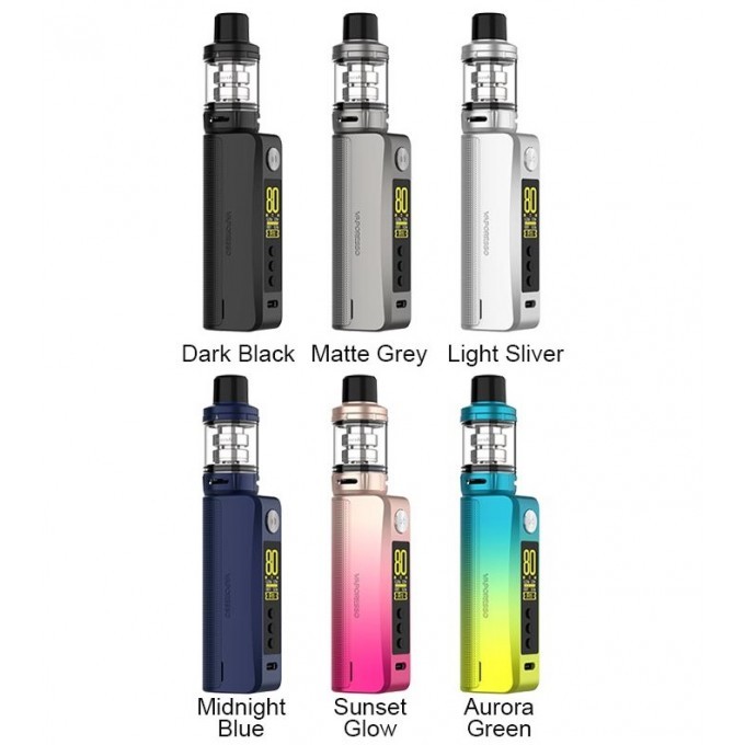 Vaporesso Gen 80S Box Mod Kits การบรรจุด้านบน 5ml Single 18650 Battery